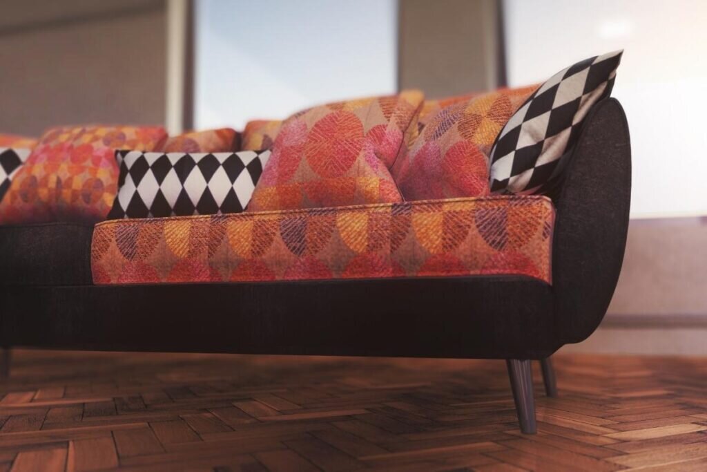 Sofá estampado ainda está na moda? Veja como combinar com a sala