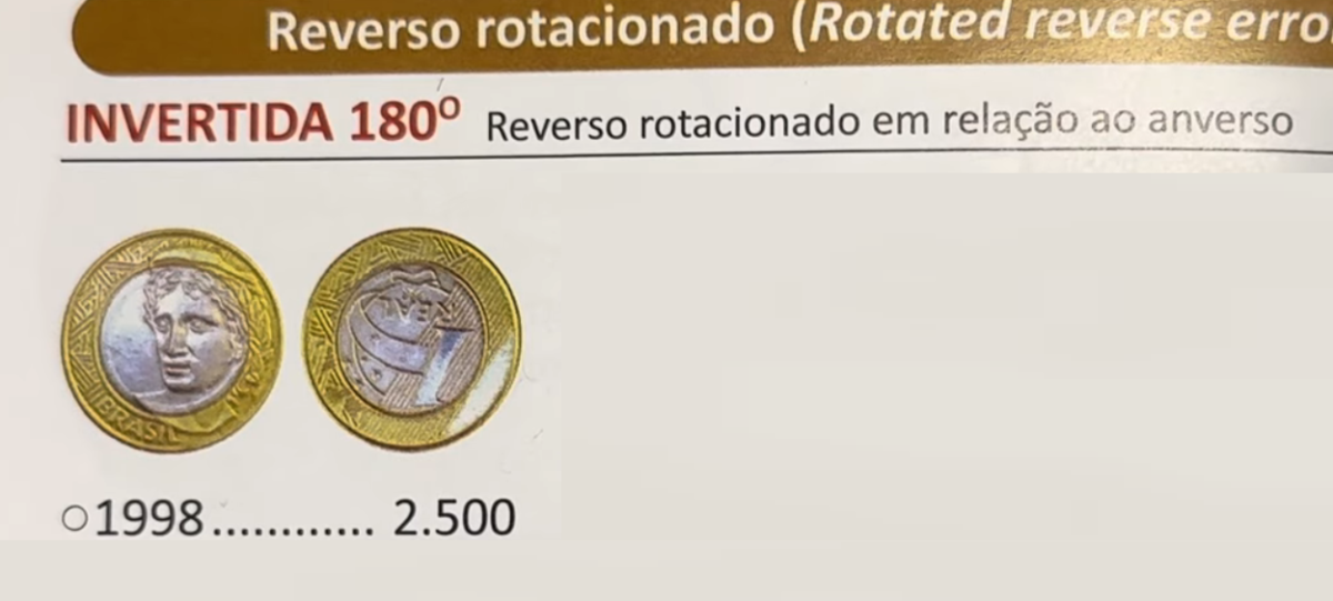 Venda ESTA moeda de 1 REAL por R$ 2.500; Veja o modelo
