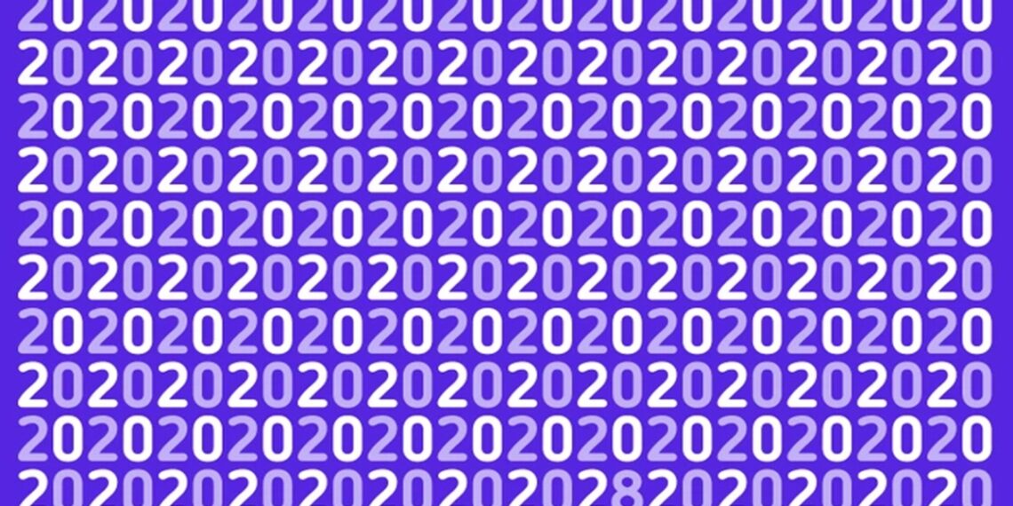 Teste Visual: encontre a data 2028 em até 30 segundos - Notícias Concursos